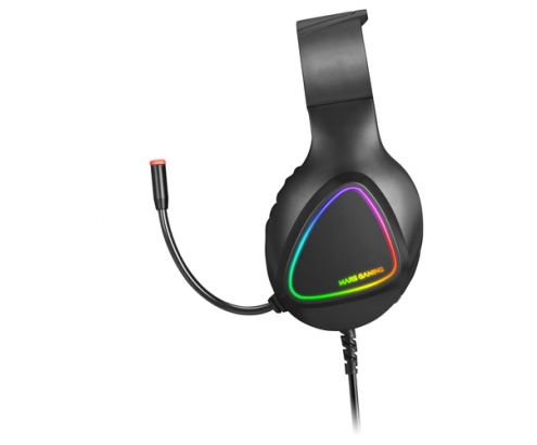 Mars Gaming MH222 Negro, Cascos Gaming RGB Over Ear con Micrófono ...