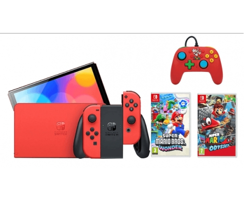 Nintendo Switch Edición Mario OLED Roja en Idirecto